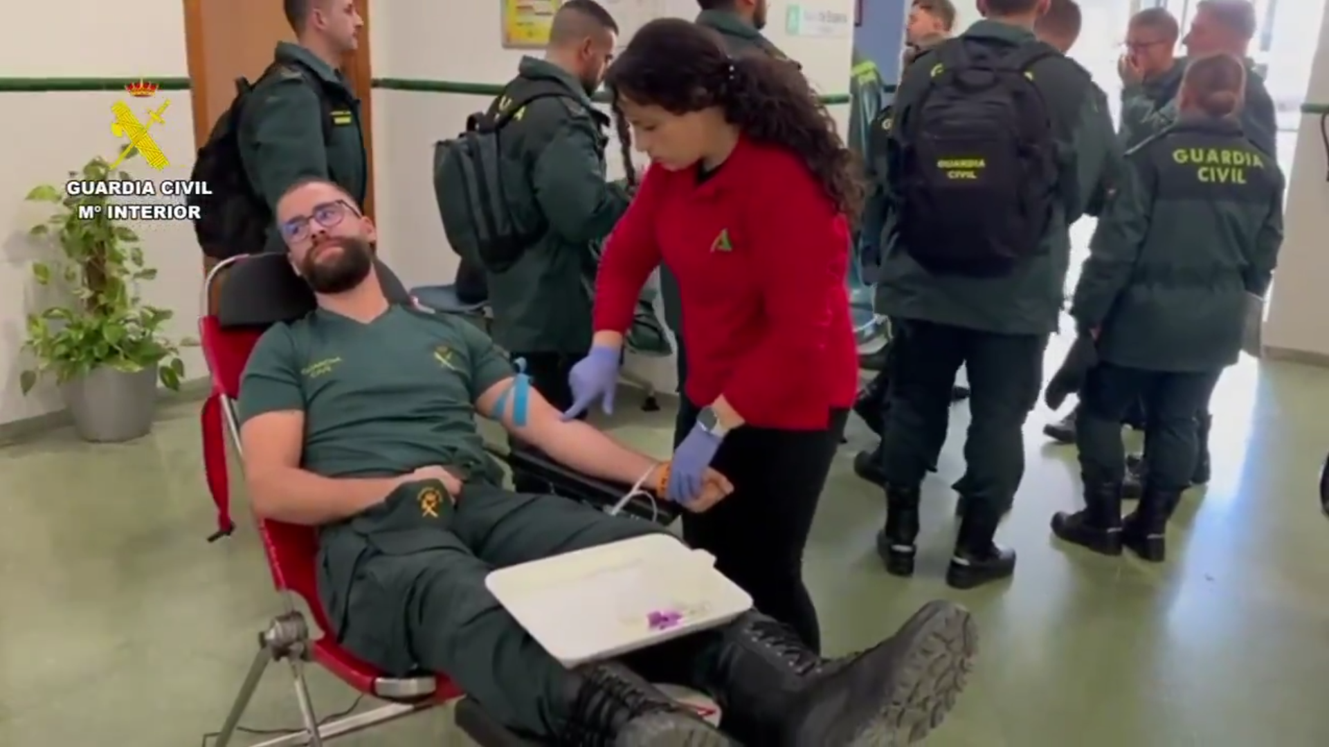 WATCH: Dozens of Guardia Civil officers give blood for Cordoba train ...