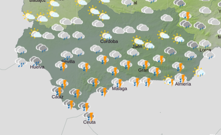 Blood rain warning for Andalucia: New DANA to bring intense rainfall ...