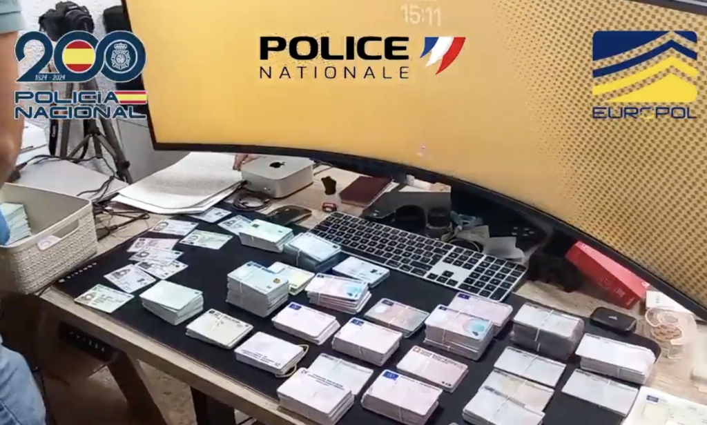 WATCH: Fake European ID factory raided in Alicante after forging at ...