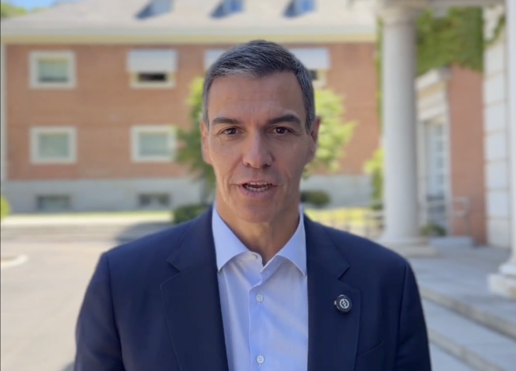 ‘Vamos, España!’: Pedro Sanchez delivers message to team Spain ahead of ...